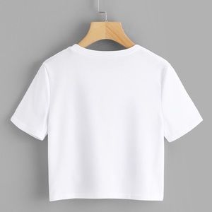Tops | Graphic Crop Tee | Poshmark